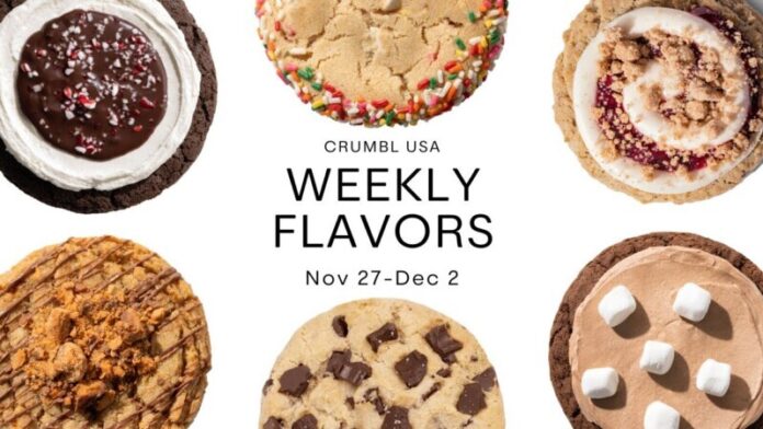 Crumbl Cookies Weekly Menu Through December 2, 2023 - Dickson County Source